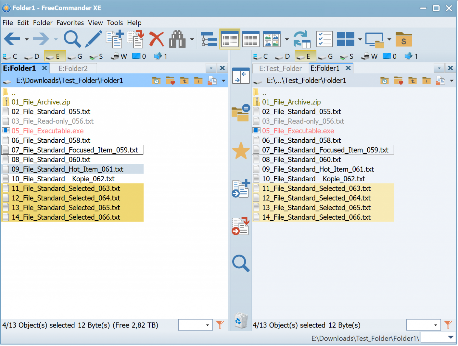 Color schemes – FreeCommander